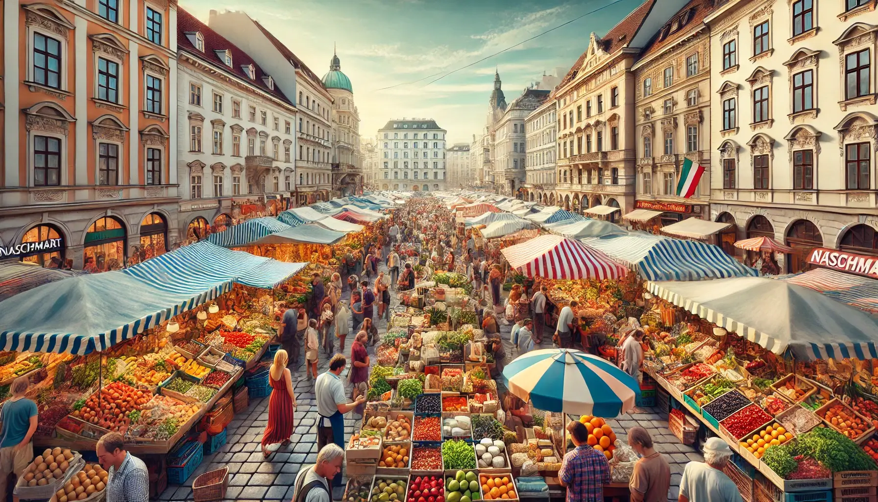 Naschmarkt de Viena - viajeaviena.com